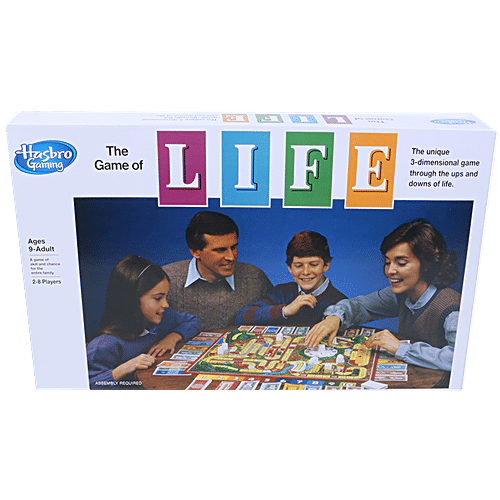 Buy Hasbro Gaming The Game Of Life Board Game For Families & Kids Ages ...
