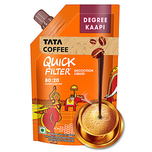 Buy Tata Coffee Degree Kaapi Quick Filter Coffee Decoction Premix ...
