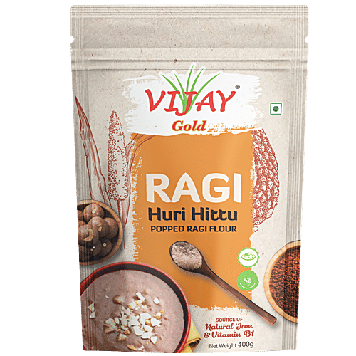 Buy Vijay Gold Huri Hittu/ Popped Ragi Flour Online at Best Price of Rs ...