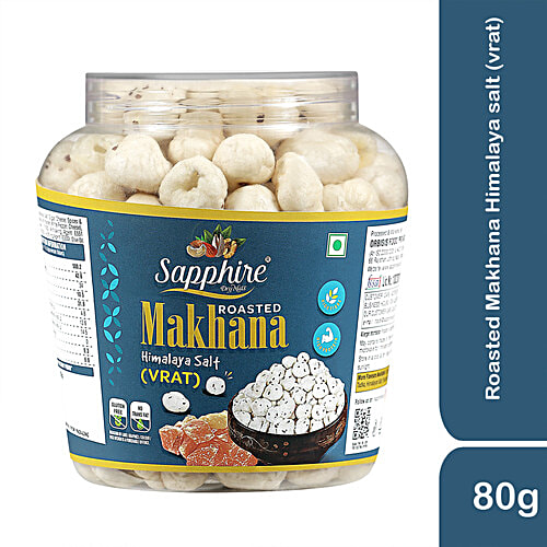 Buy Sapphire Dry Nuts Himalayan Salt Roasted Makhana Online at Best ...
