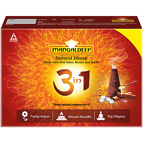 Buy Mangaldeep 3 in 1 Dhoop Online at Best Price of Rs 54 - bigbasket