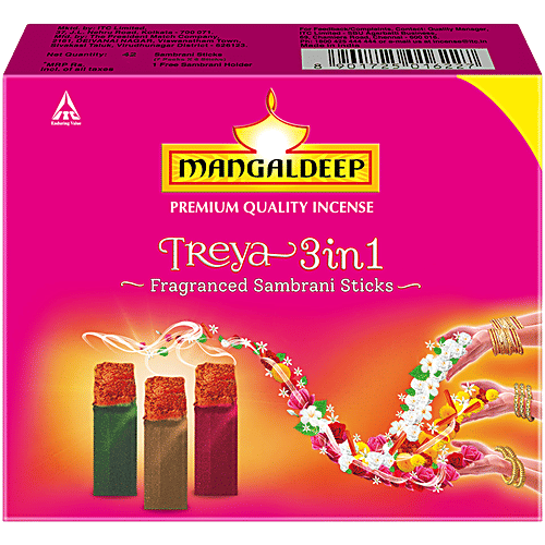 Buy Mangaldeep Treya 3 In 1 Sambrani Sticks Online at Best Price of Rs ...