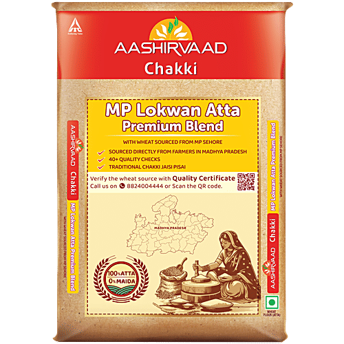 Buy Aashirvaad MP Lokwan Atta Premium Blend Online at Best Price of Rs ...