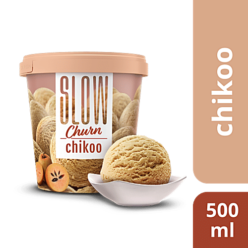 Buy Kwality Wall's Slow Churn Chikoo Ice Cream Online at Best Price of ...