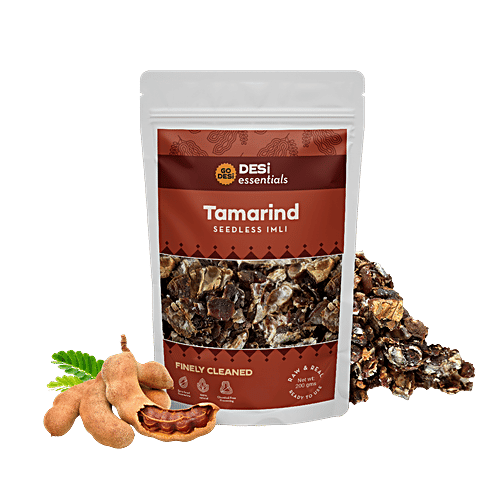 Buy GO DESi Desi Essentials Tamarind/Raw Imli Online at Best Price of Rs 90 - bigbasket