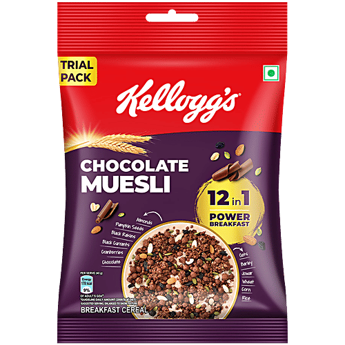 Buy Kellogg's Chocolate Muesli 12 In 1 Power Breakfast Cereal Online at ...