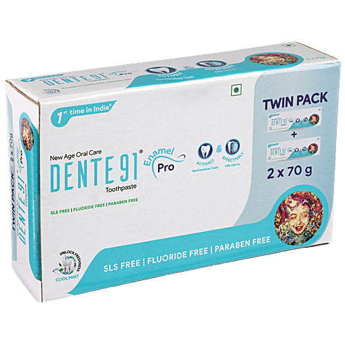 Buy Dente91 Toothpaste - Cool Mint Online at Best Price of Rs 298 ...