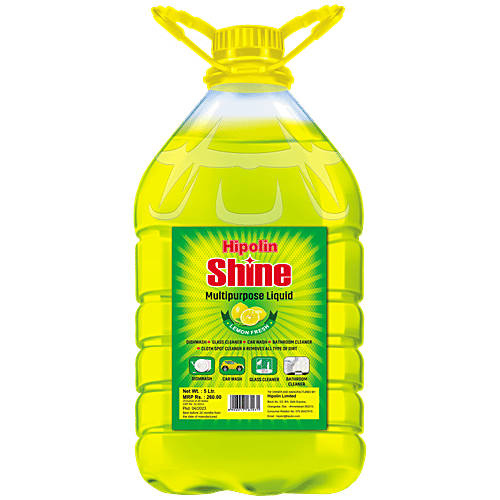 Buy Hipolin Shine Multipurpose Liquid - Lemon Fresh Online at Best ...