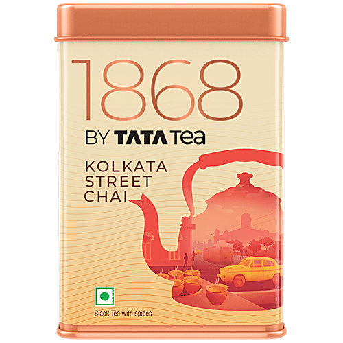 Buy 1868 by Tata Tea Kolkata Street Chai, Kolkata Black Tea, With ...