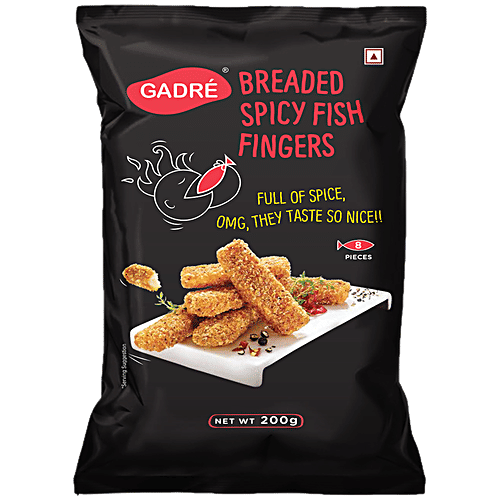 Buy Gadre Breaded Spicy Fish Fingers Online at Best Price of Rs 245 ...