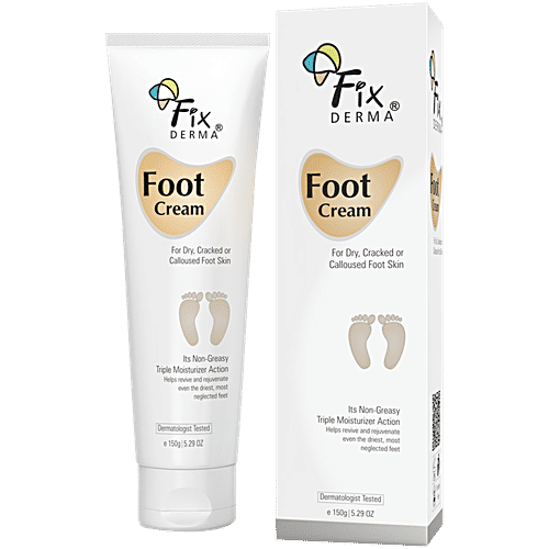 Buy Fixderma Foot Cream - For Dry, Cracked & Calloused Skin, Non-Greasy ...