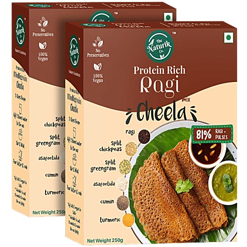 Buy The Naturik Co. Protein Rich Ragi Cheela Mix Online at Best Price ...
