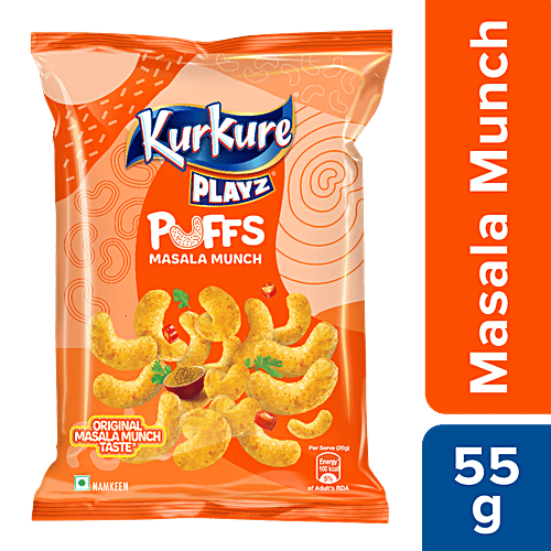 Buy Kurkure Playz Puffs Masala Munch Namkeen Online at Best Price of Rs 18.81 - bigbasket