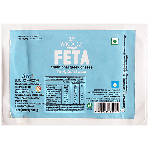 Buy Mooz Formaggio Feta Cheese Online at Best Price of Rs 159 - bigbasket