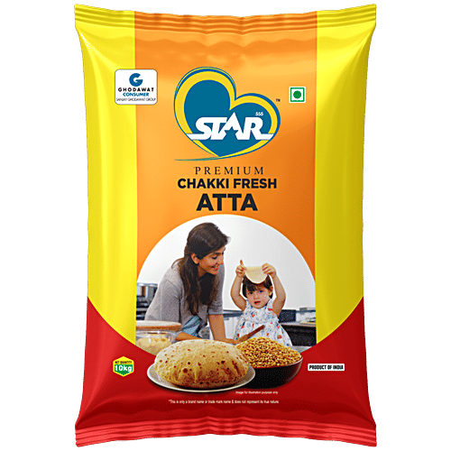 Buy Star 555 Premium Chakki Fresh Atta Online at Best Price of Rs null - bigbasket