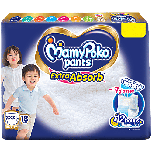 Buy Mamy Poko Pants Extra Absorb Diaper Pants - XXXL Online at Best ...