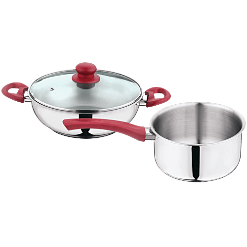 Buy Kitchen Essentials Perpetua Impact Forged Bottom Cookware Set ...