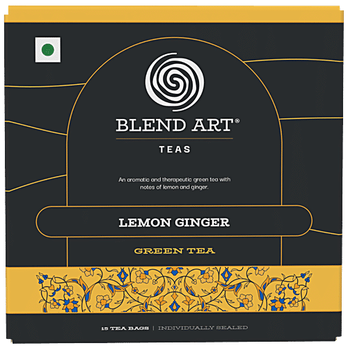 Buy Blend Art Teas Lemon Ginger Green Tea Online at Best Price of Rs 99 ...