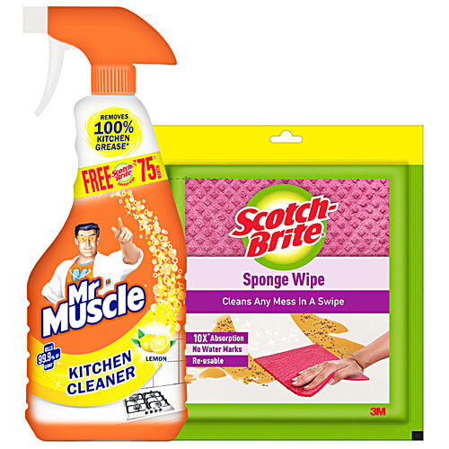 Buy Mr. Muscle Kitchen Cleaner - Lemon Online at Best Price of Rs 169 ...