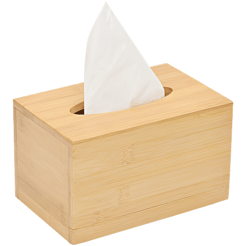 Buy Bamboooz Tissue Box - Large, 100% Biodegradable Bamboo Online at ...