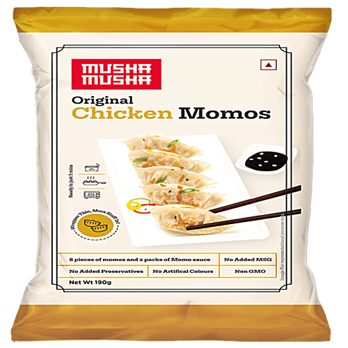 Buy Musha Musha Original Chicken Momos Online at Best Price of Rs null ...