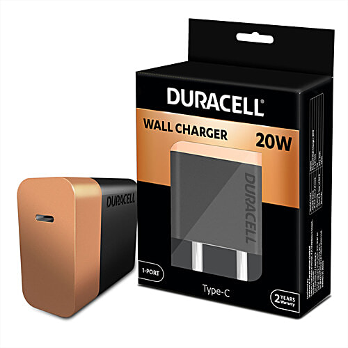 Buy Duracell Wall Charger 20W Type C Single Port Online at Best Price ...