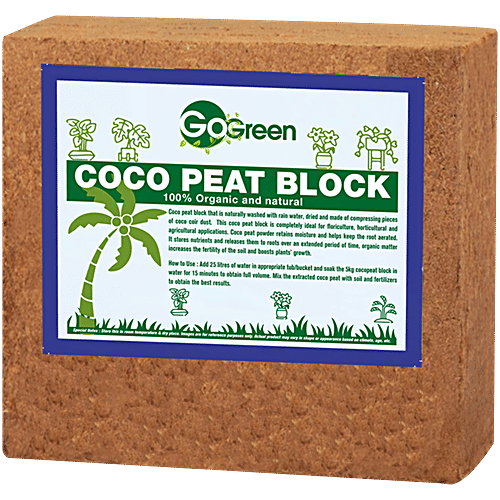 Buy Go Green Coco Peat Block Online at Best Price of Rs 299 - bigbasket