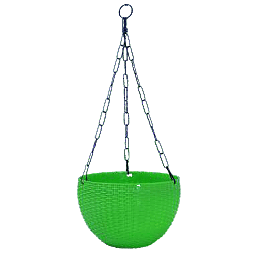 Buy Go Green Hanging Chain Round Pot No 70 - Small, Green, 17.14 x 46. ...