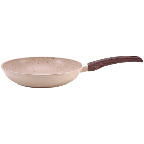 Buy Wonderchef Duralife Die-cast Fry Pan - 24 cm, Ivory Online at Best ...