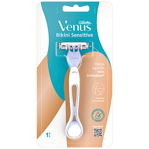Buy Gillette Venus Bikini Sensitive Hair Removal Razor Online at Best ...