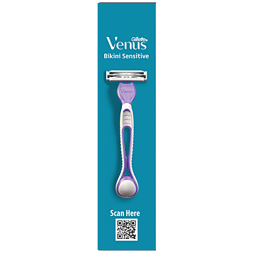 Buy Gillette Venus Bikini Sensitive Hair Removal Razor Online at Best ...