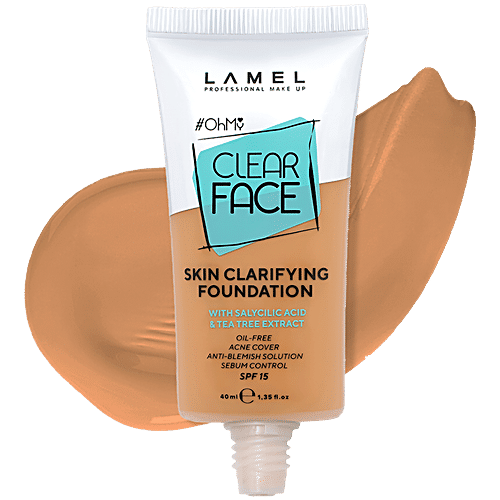 Buy Lamel Oh My Clear Face Skin Clarifying Foundation With SPF 15 ...
