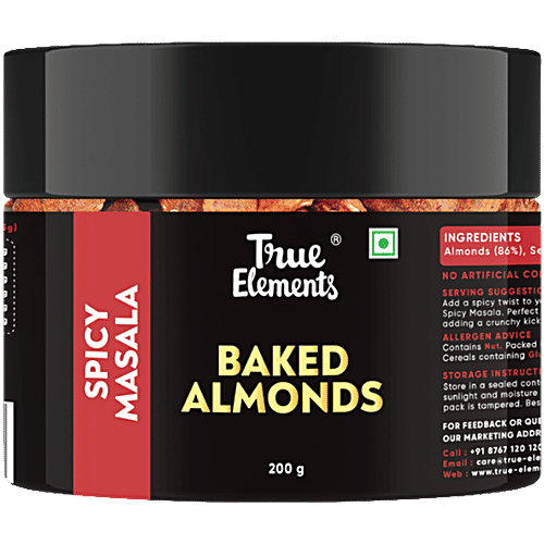 Buy True Elements Baked Almonds - Spicy Masala Online at Best Price of Rs 371.5 - bigbasket