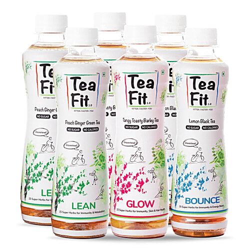 Buy Teafit Ice Tea - Assorted Flavours, Unsweetened, Trial Pack Online ...