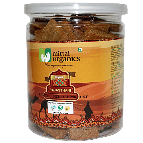 Buy Mittal Organics Organic Rajasthani Foxtel Millet Mathri Online at ...