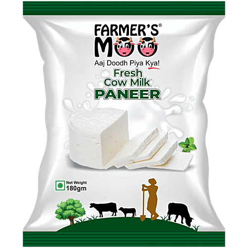 Buy Farmer's Moo Fresh Cow Milk Paneer Online at Best Price of Rs 80 ...