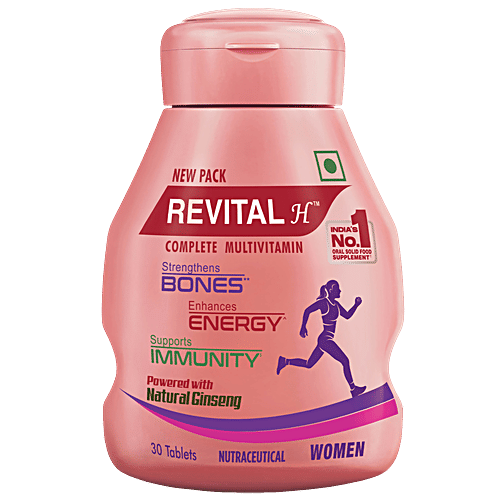 Buy Revital H Women Multivitamin Tablets Online at Best Price of Rs 533 ...