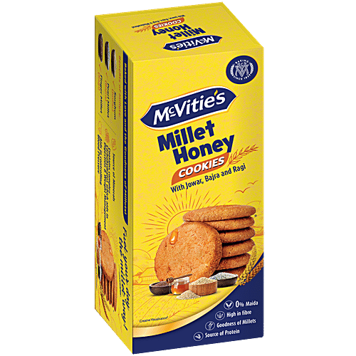Buy McVitie's Millet Honey Cookies - With Jowar, Bajra & Ragi Online at ...