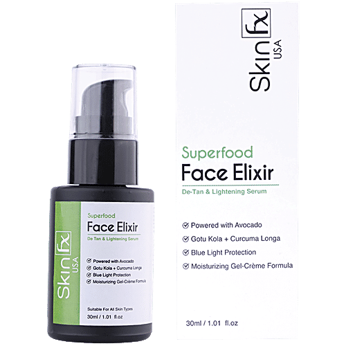 Buy Skin Fx Superfood Face Elixir De-Tan & Lightening Serum Online at ...