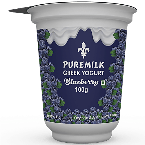 Buy Puremilk Blueberry Greek Yogurt Online at Best Price of Rs null ...