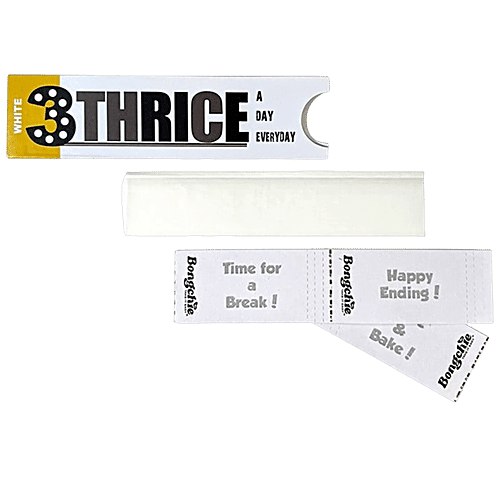 Buy Bongchie Thrice A Day Rolling Paper - White Online at Best Price of ...