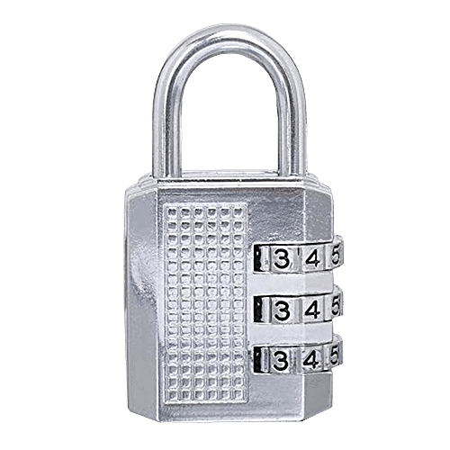 Buy Creative Space Padlock 3 Digit Metal Resettable Combination Lock ...