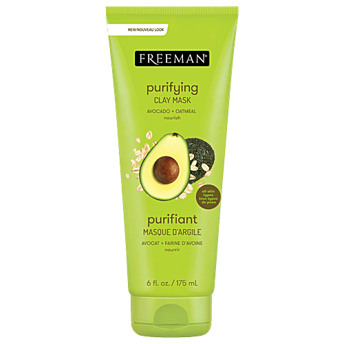 Buy FREEMAN Purifying Clay Mask - Avocado & Oatmeal Online at Best ...