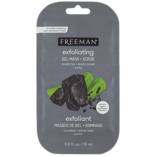 Buy FREEMAN Exfoliating Gel Mask + Scrub - Charcoal & Black Sugar ...