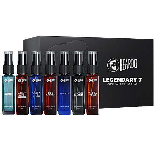 Buy Beardo Legendary 7 Assorted Perfume Gift Set - For Men, Travel Pack ...