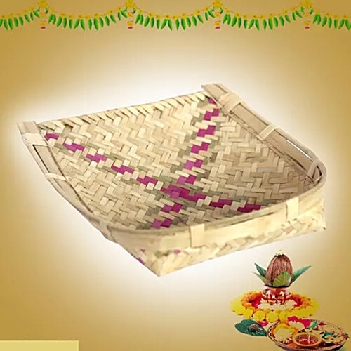 Buy VC Plain Bamboo Muram Moram Soop, Sup For Chhath Puja & Kitchen ...