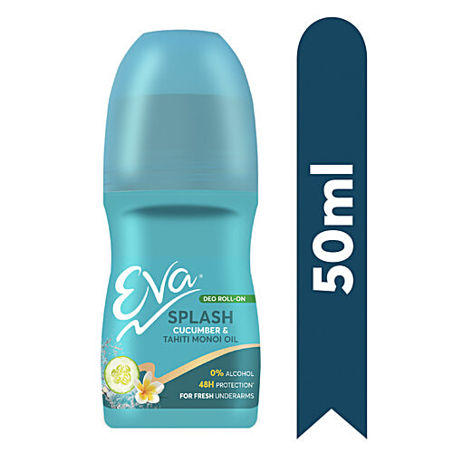 Buy Eva Splash Deo Roll On - Cucumber & Tahiti Monoi Oil Online at Best ...