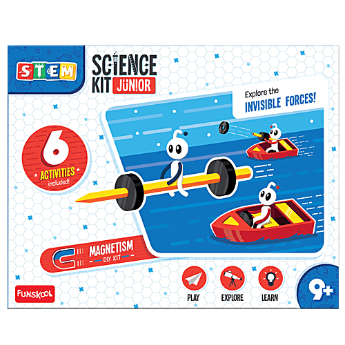Buy Funskool Stem Science Kit Junior - Magnetism DIY Activity, For 9 ...