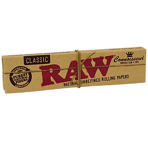 Buy RAW Classic Rolling Papers + Tips Combo Pack - King Online at Best ...
