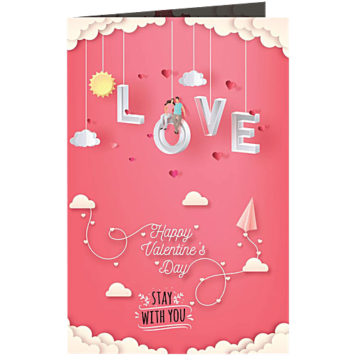 Buy Creative Space Valentines Day Greeting Card, Token Of Love - Small ...